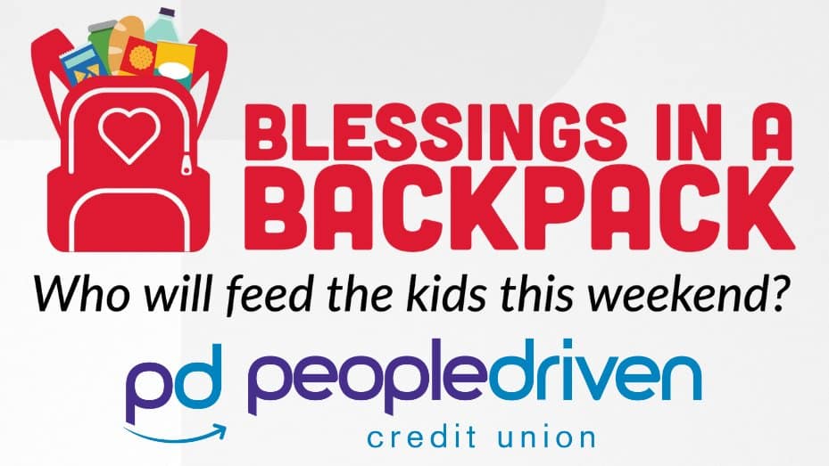 Blessings in a Backpack Food Drive | People Driven Credit Union